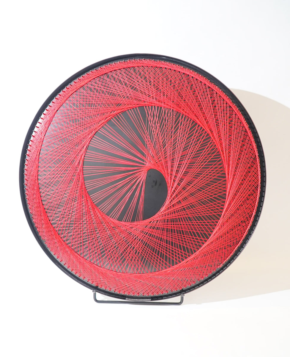 Whirlpool Thread Wall Art in Red – Steelculturekw